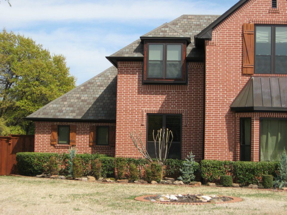 Andersen E Series Wood Windows in Dark Ash