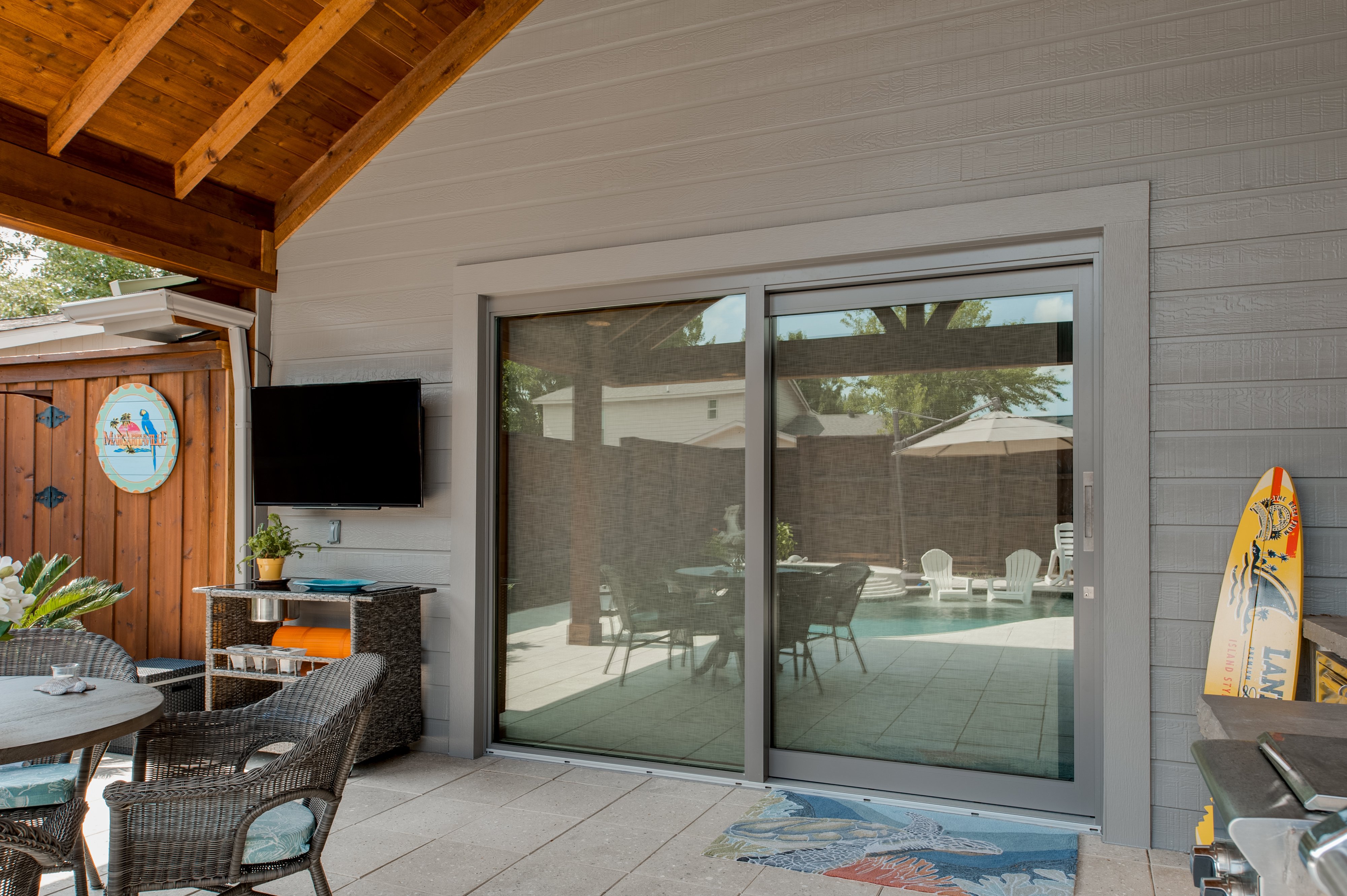 120" x 90" Two Panel Sliding Door