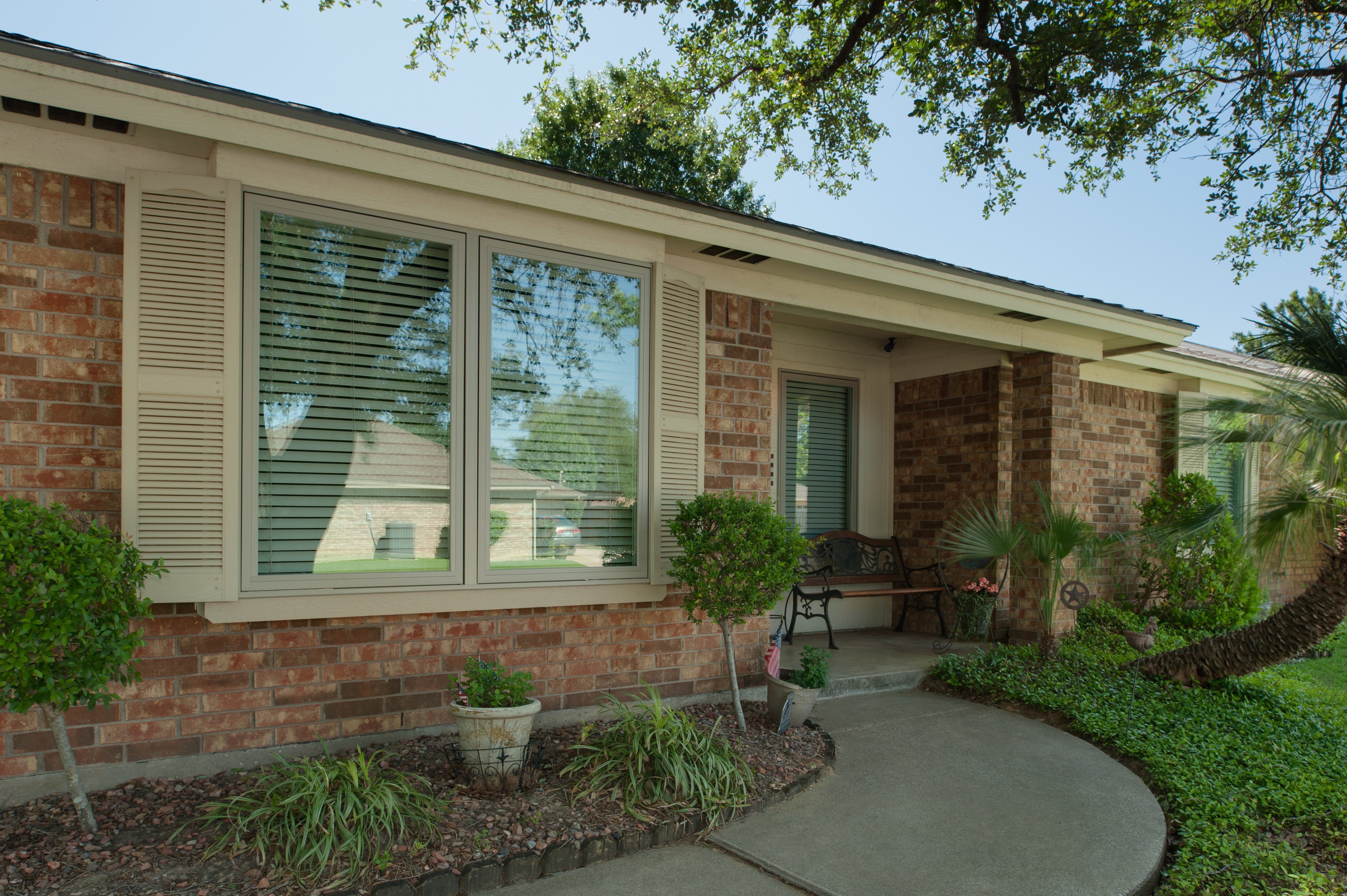 Andersen 100 Series Fibrex Windows - Sandtone - Casements