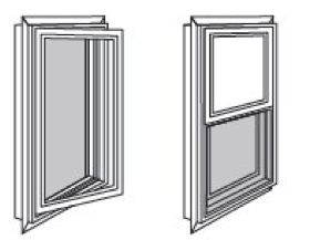 Andersen 100 Series - Fibrex Single Hung Windows