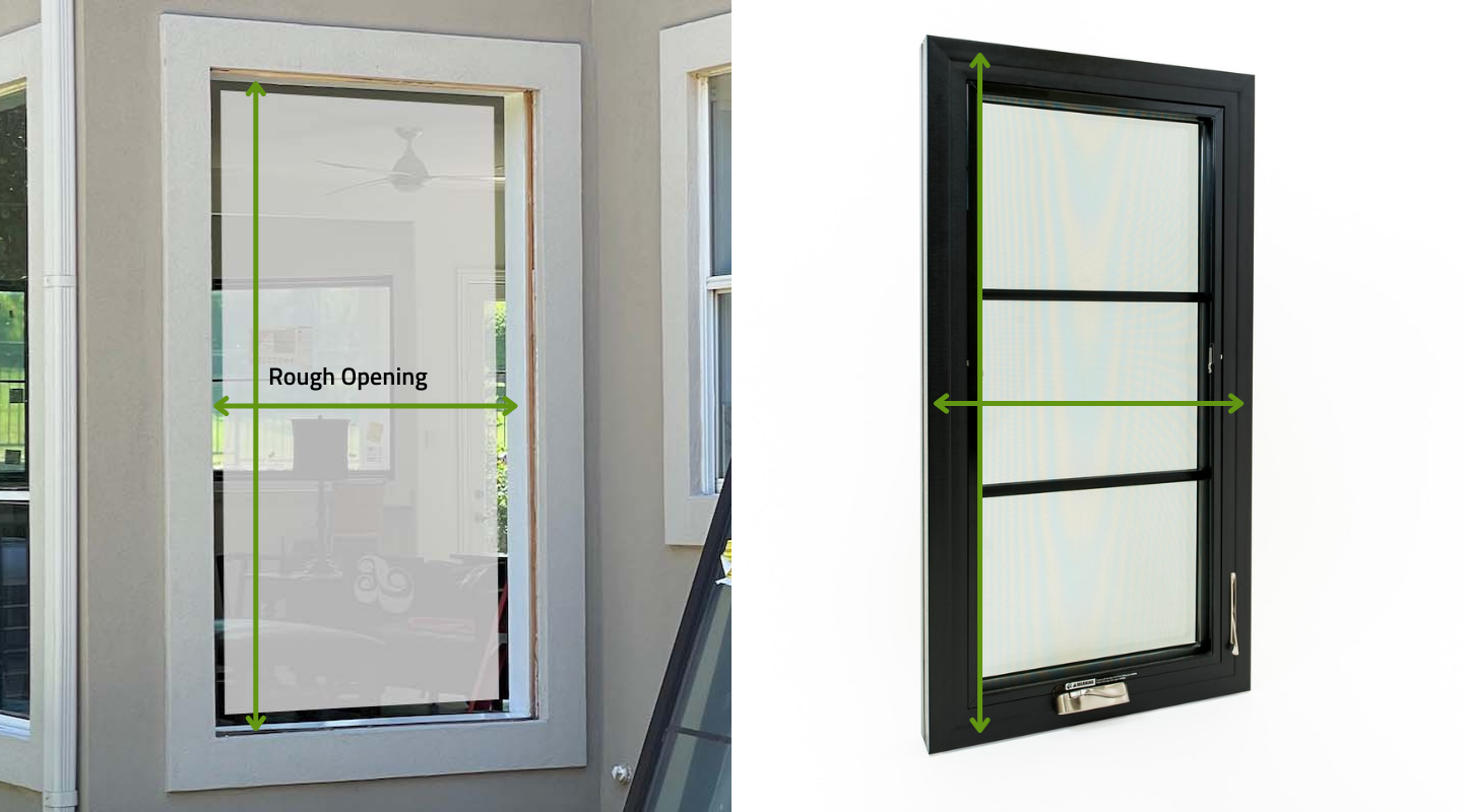 Rough Opening vs Actual Window Size | Brennan DFW